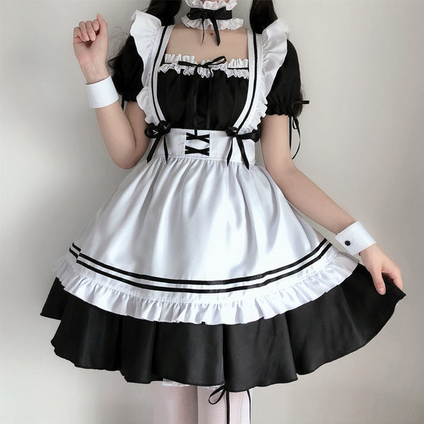 Lolita Girdle Maid Dress Set