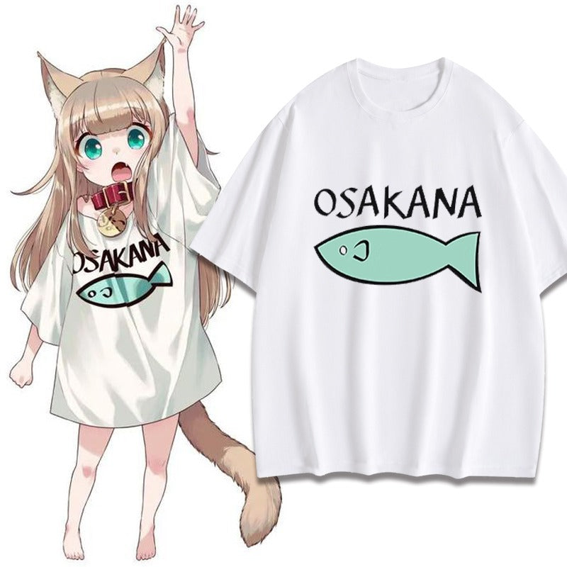Osakana Fish Cute T-Shirt for Femboy